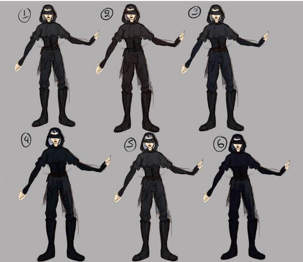 Character Design | Aura, ΤΟ ΧΕΡΙ ΤΟΥ ΘΑΝΑΤΟΥ - SAE Greece