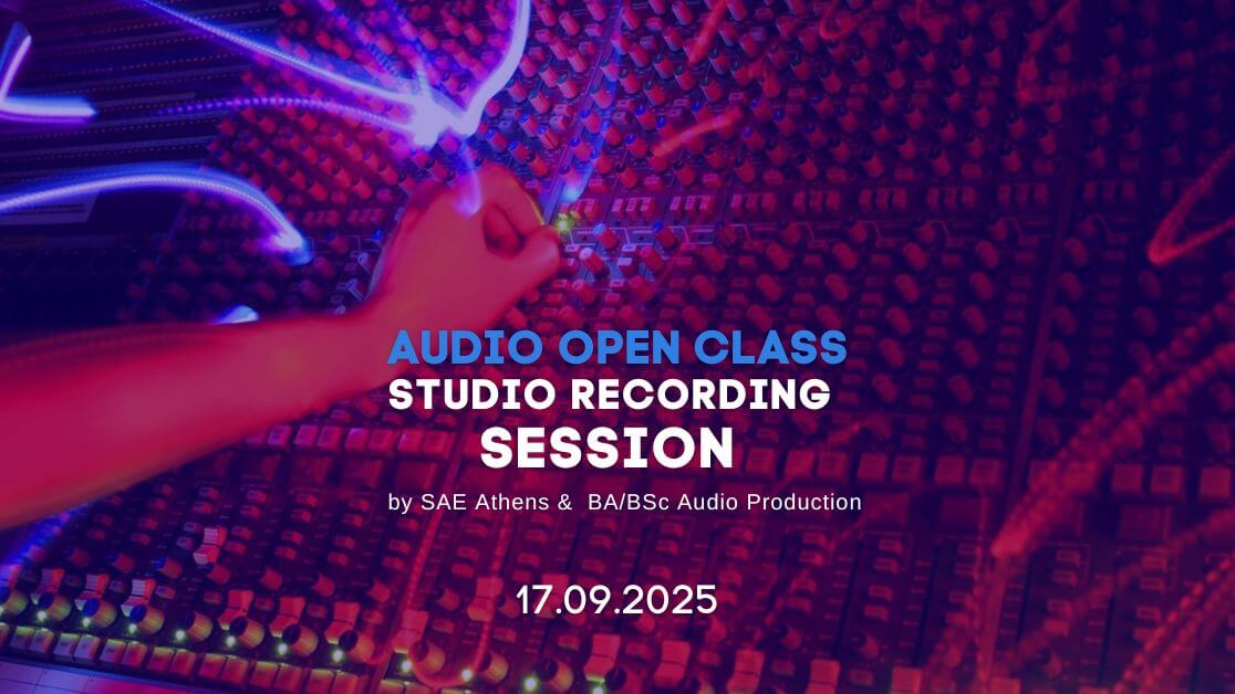 AUDIO OPEN CLASS | Studio Recording on a Large Format Desk