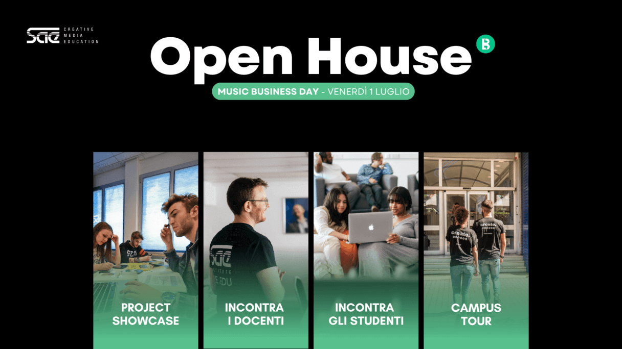 OPEN HOUSE • Music Business - SAE Italy